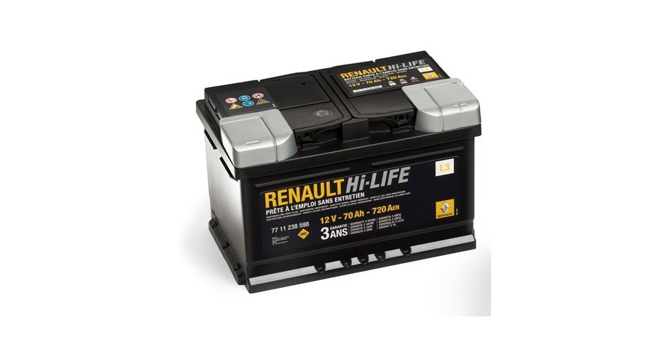 Baterie L3 Efb 12v 70ah 720a Renault Hi-Life 7711575175 Acumulator Auto ...