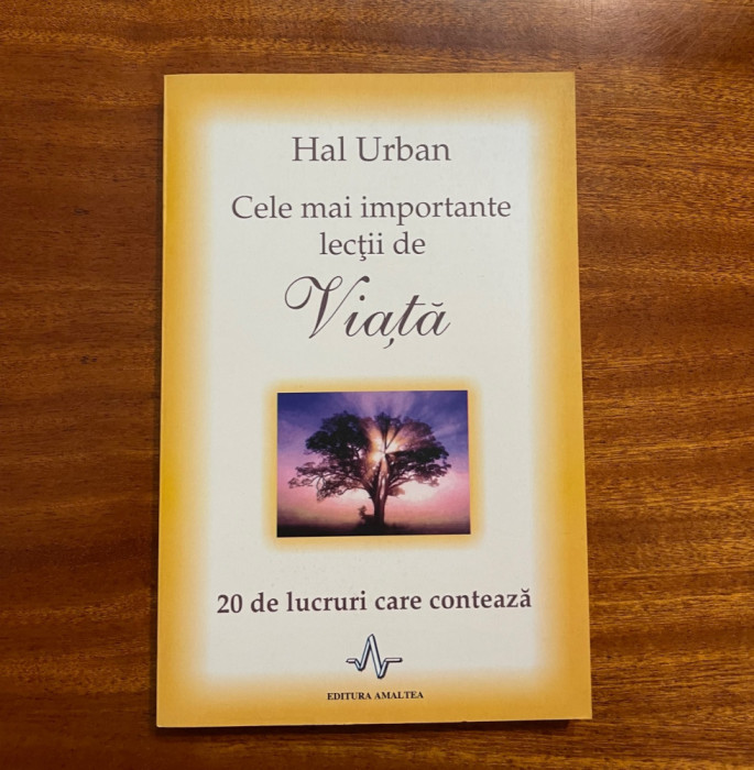 Hal Urban - Cele mai importante lecții de VIAȚĂ. 20 de lucruri care ...