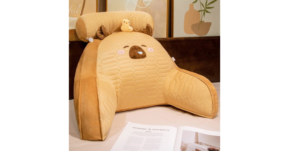 Perna spatar pentru pat, 60 x 40 cm, din latex, multifunctionala, model ...