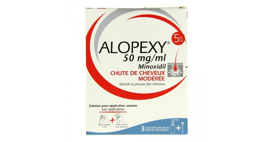 Alopexy Franta-Minoxidil 5 % - 3 flacoane x 60 ml - tratament alopecie ...