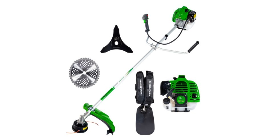 Motocoasa Trimmer Iarba pe Benzina, 3.4CP, Motocositoare cu Pornire ...