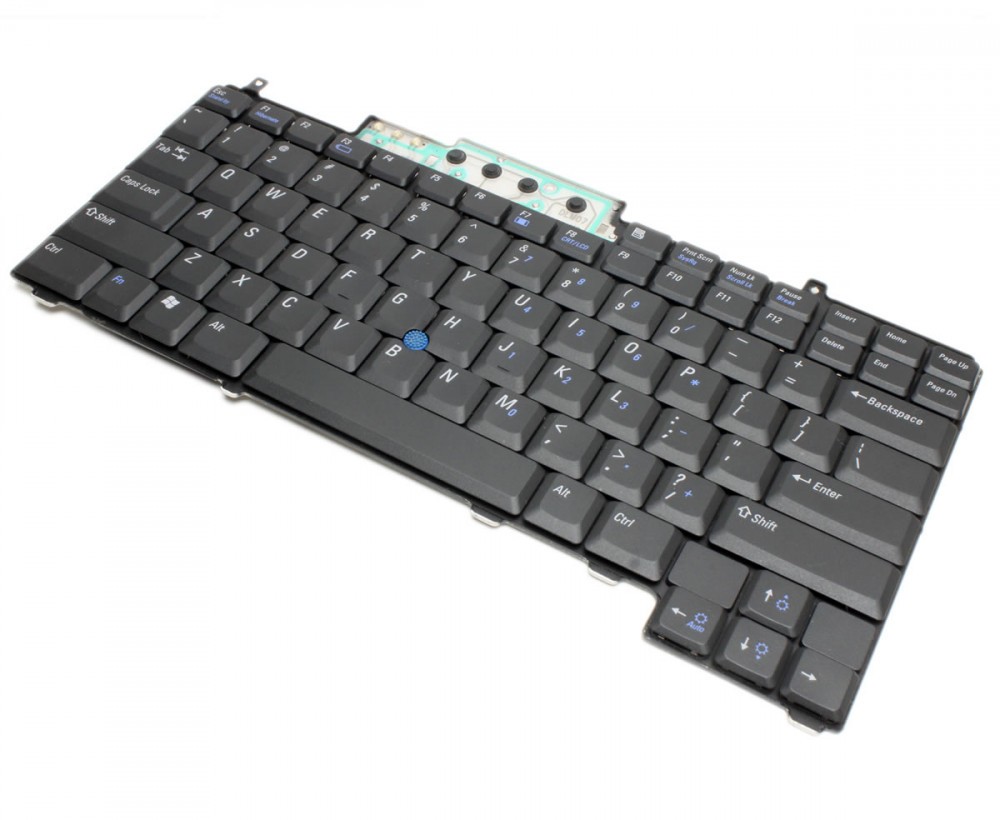 Tastatura laptop Dell Latitude D820 neagra layout US si pointing stick ...