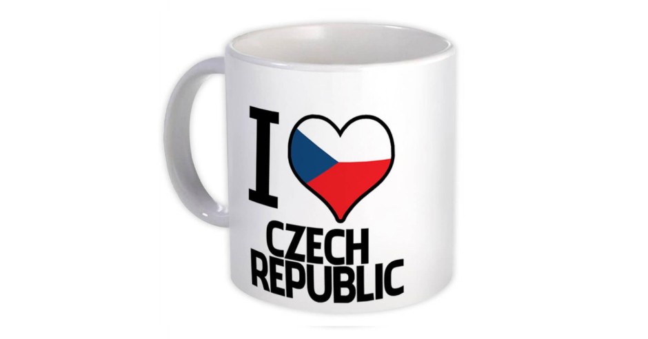 Iubesc Republica Ceha : Cadou Halba : Steag Inima Tara Crest Ceha Expat ...