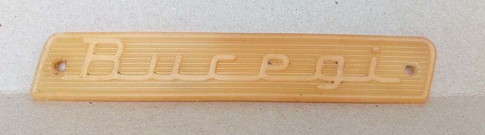 Sigla vintage camion BUCEGI, emblema veche, ornament auto original ...