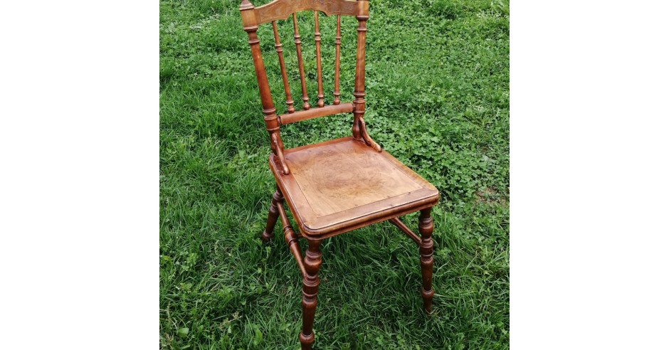 ZM2834- Scaun vintage/ scaun lemn/ scaun vechi- lucrat manual- scaun ...