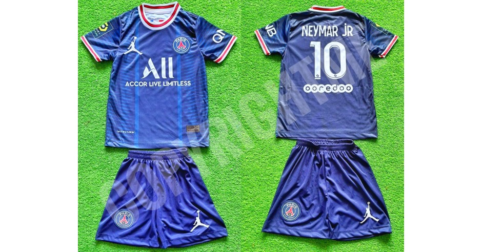 Compleu Echipament fotbal pentru copii JORDAN PSG NEYMAR ultimul model ...