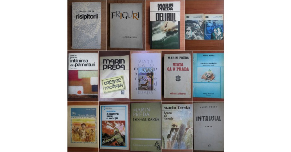 Pachet 15 carti MARIN PREDA - colectie - bibliofilie - serie de autor ...