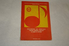 Culegere de cantece pentru pionieri scolari si soimi ai patriei - 1984 ...