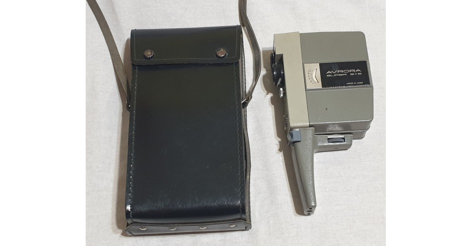 Aparat vechi de filmat AURORA - stare foarte buna in etui original din ...