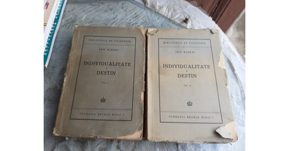 INDIVIDUALITATE SI DESTIN - ION BIBERI 2 VOLUME | arhiva Okazii.ro
