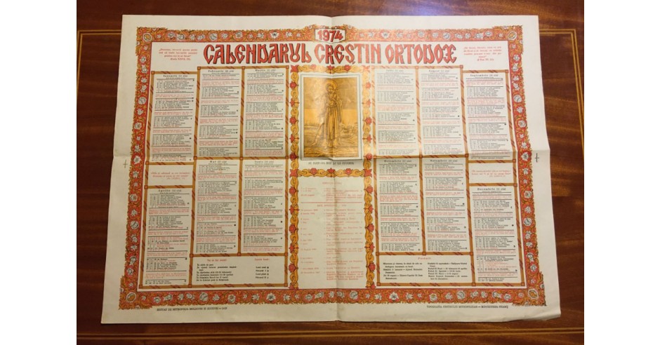 Calendarul Cre?tin Ortodox 1961-1983 (12 calendare) | arhiva Okazii.ro