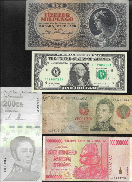 Set #54 15 bancnote de colectie (cele din imagini), America de Nord ...