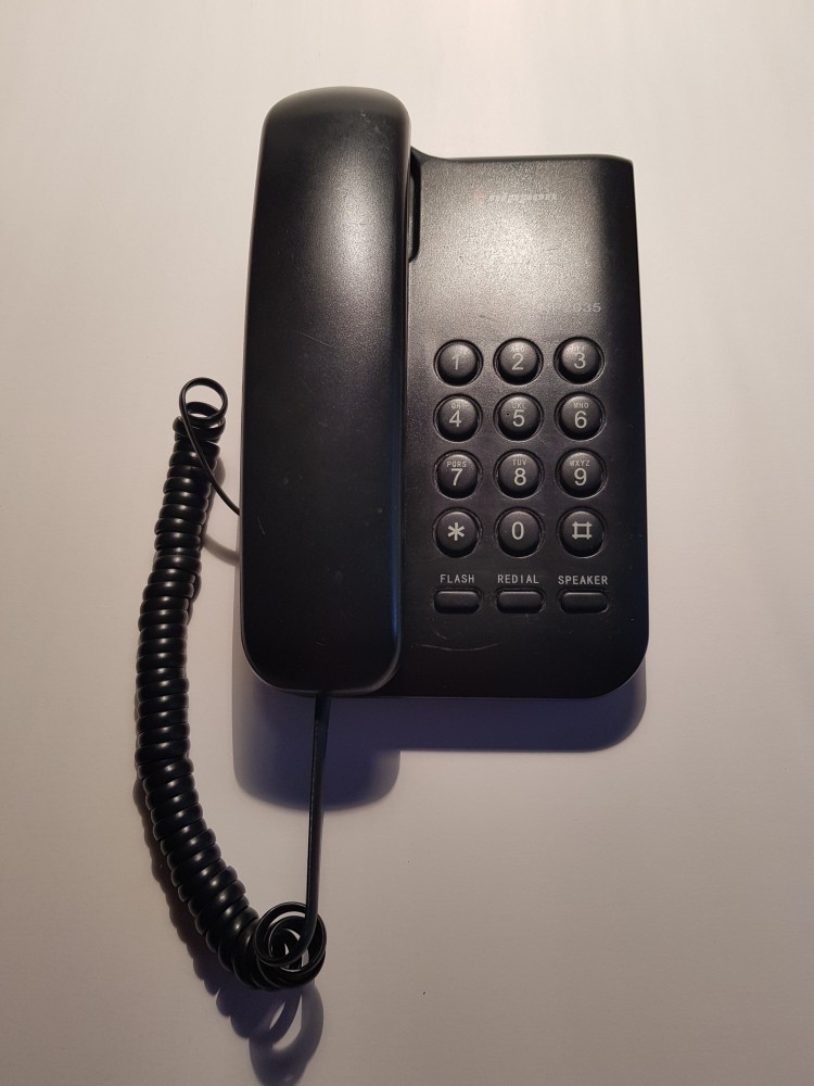 Telefon Fix Nippon butoane mari negru | arhiva Okazii.ro