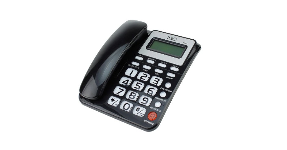 Telefon fix cu taste mari , ecran LCD , ID apelant OHO / 4 | arhiva Okazii.ro