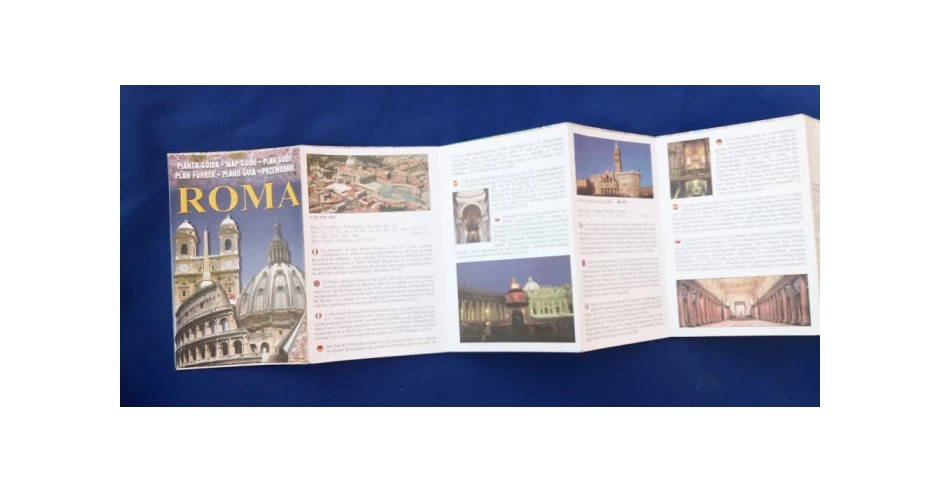 Harta color turistica a Romei | arhiva Okazii.ro