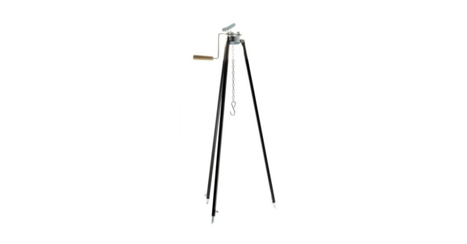 Trepied ceaun, extensibil, inaltime reglabila, cu maner, 100/180 cm ...
