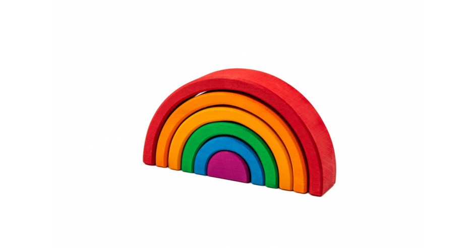 Curcubeu din lemn - Set din lemn, Marc toys | Okazii.ro