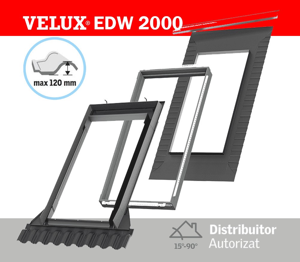 Rama de etansare VELUX EDW 2000 cu kit BDX+BFX 66X98 cm | arhiva Okazii.ro