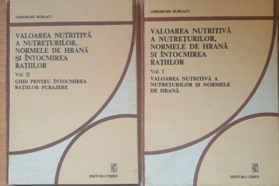 Valoarea nutritiva a nutret norme de hrana si intocmirea ratiilor - Gh ...