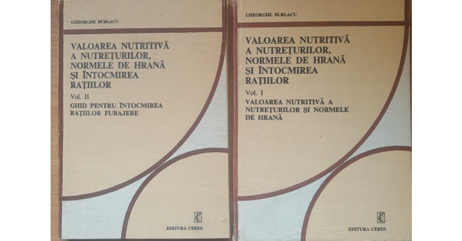 Valoarea nutritiva a nutret norme de hrana si intocmirea ratiilor - Gh ...