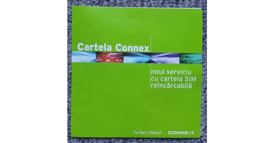 Pentru colectionari, carticica care se dadea cu cartela Connex (fara ...