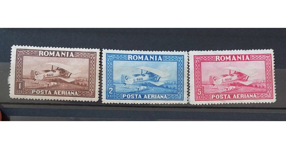 Romania 1928 - C.Raiu,fil vertical | arhiva Okazii.ro
