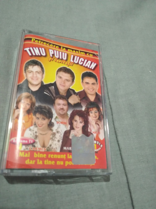 CASETA AUDIO TINU PUIU LUCIAN SI INVITATII RARA!!ORIGI8NALA BANATEANA ...