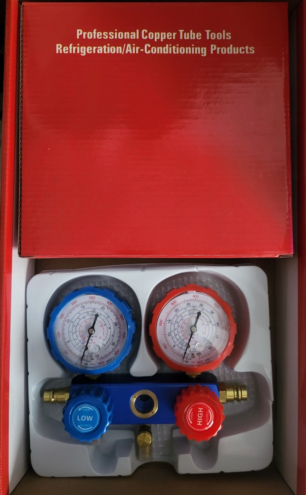 Manometru pentru freon R410A,R32,R134A,R404A | arhiva Okazii.ro