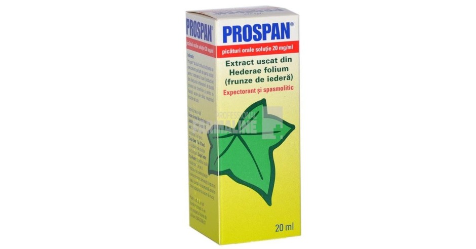 Prospan 20mg/ml picaturi orale 20 ml | arhiva Okazii.ro