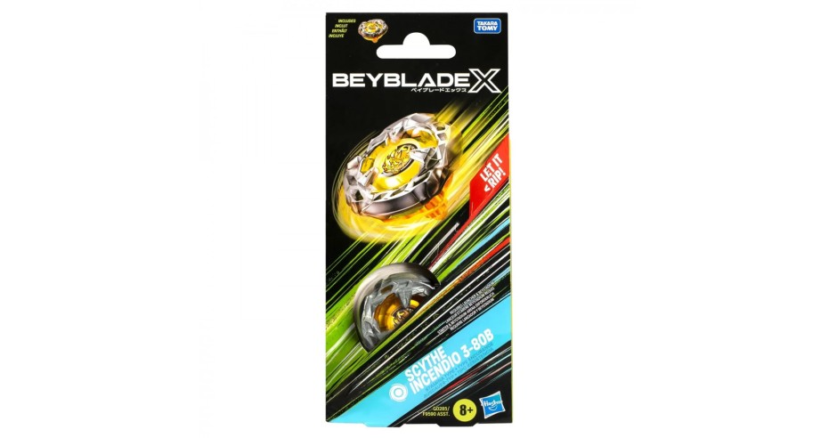 BEYBLADE X LET IT RIP SPIRALA SCYTHE INCENDIO 3-80B, Bey Blade | Okazii.ro