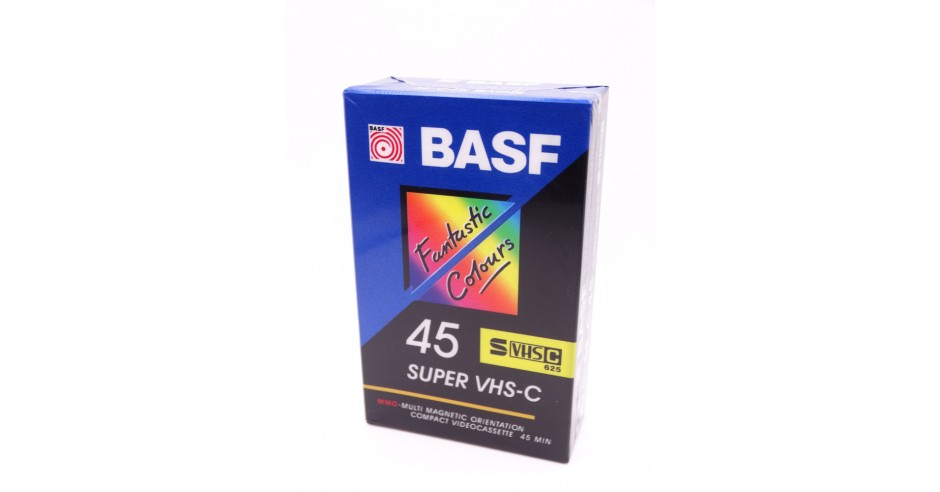 Caseta video Super VHS C S VHS-C BASF 45 minute - sigilata | arhiva ...