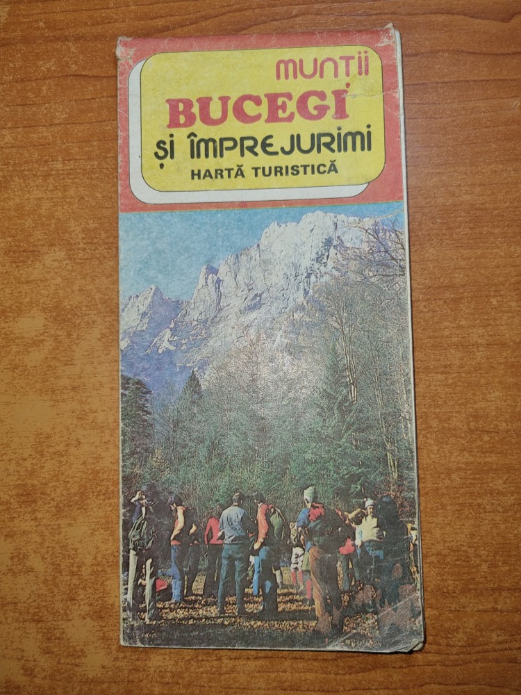 Harta turistica busteni si imprejurimi - din anul 1991 | Okazii.ro