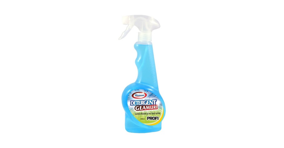 Solutie pentru Geamuri cu Pulverizator Misavan Profi, 550ml, Solutie ...