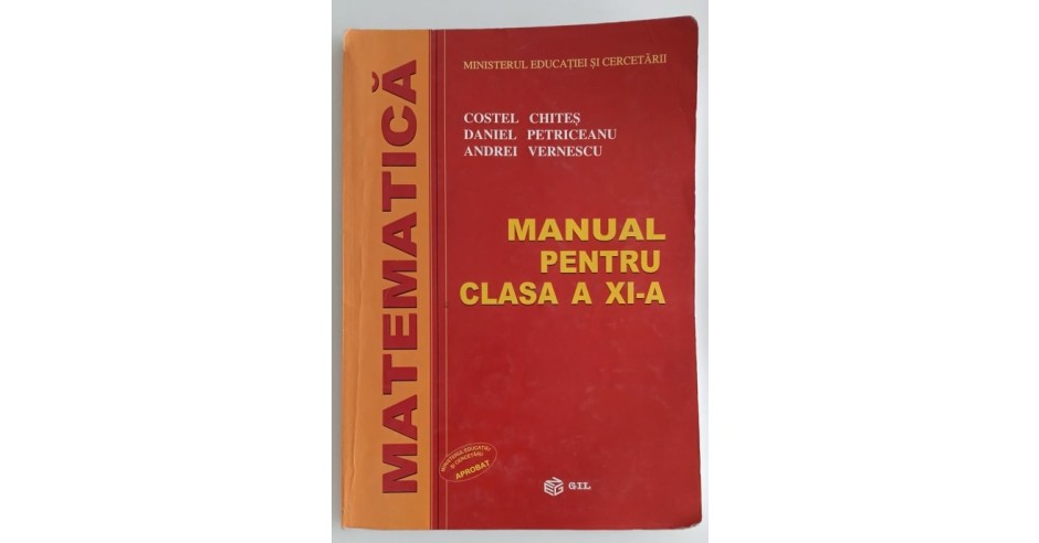 Costel Chites, Daniel Petriceanu, Andrei Vernescu - Matematica - Clasa ...