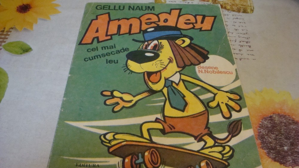 Gellu Naum - Amedeu , cel mai cumsecade leu - desene N. Nobilescu ...