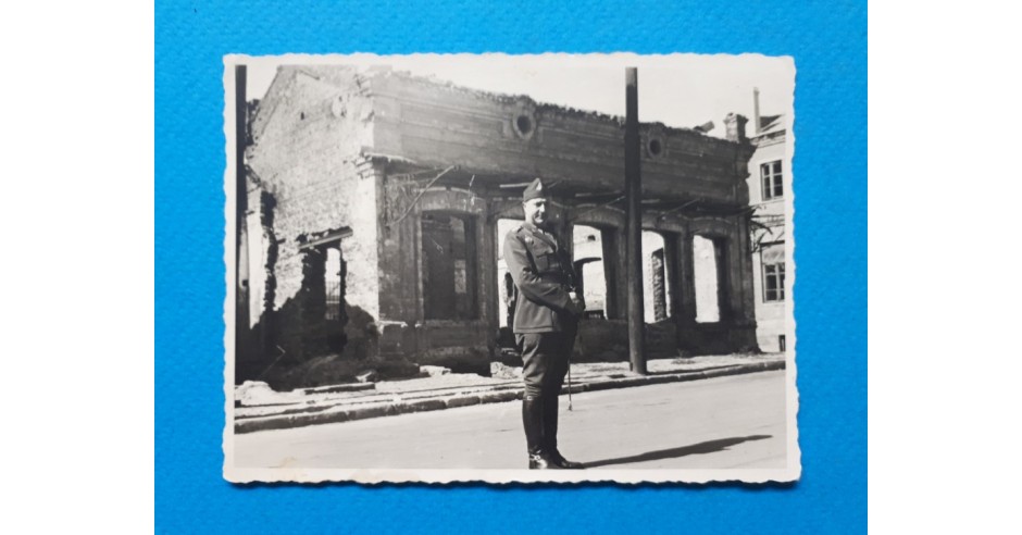 POZA VECHE Ofiter ? sub anii'30 format mic | arhiva Okazii.ro