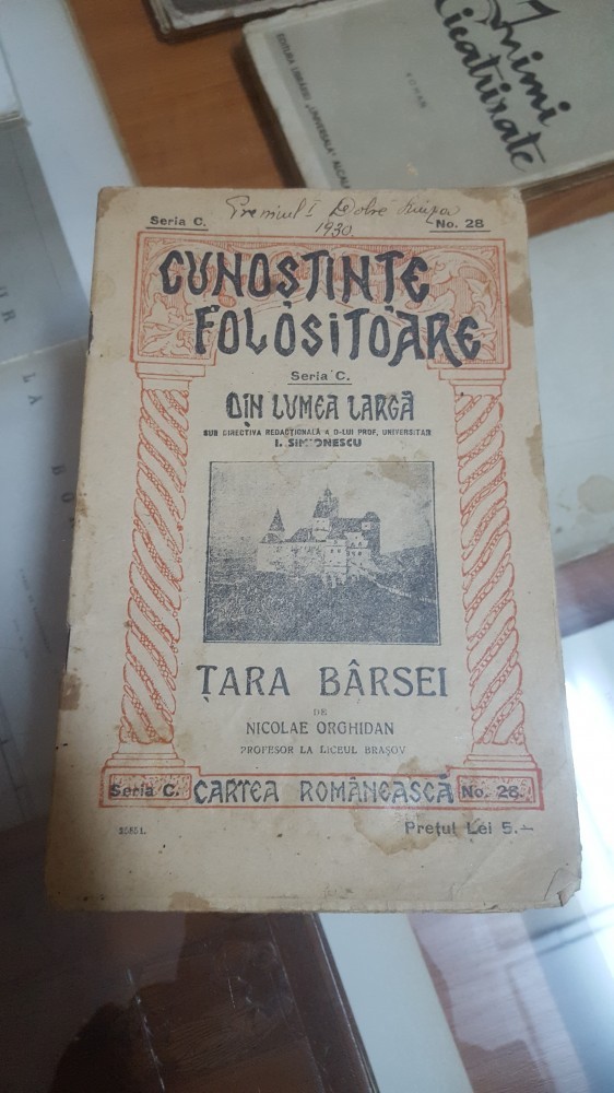 N. Orghidan, ?ara Barsei, Cuno?tin?e folositoare din lumea larga, Nr 28, seria c | arhiva Okazii.ro