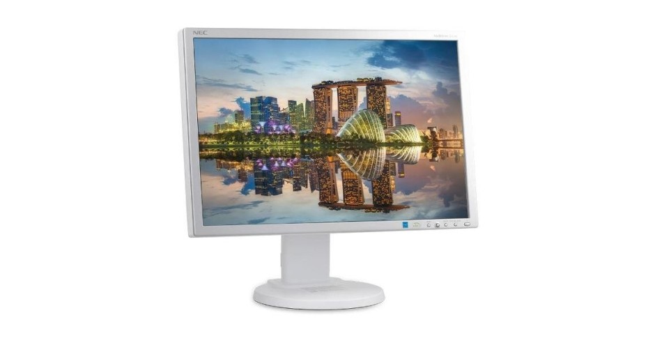 Monitor 22 inch LCD, NEC MultiSync E222W, Silver & White, Grad B ...
