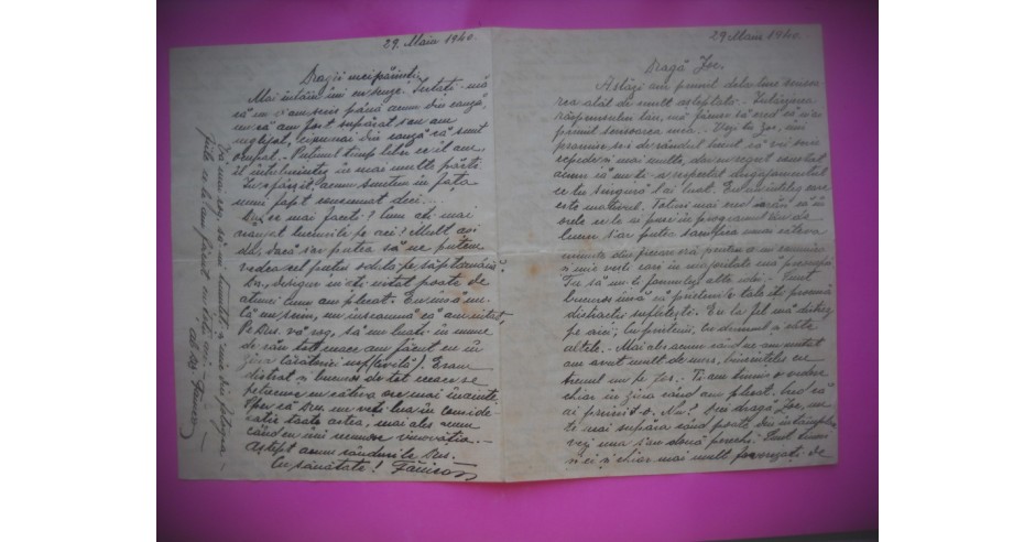 HOPCT DOCUMENT VECHI 27 -SCRISOARE DIN ANUL 1940, Documente | Okazii.ro