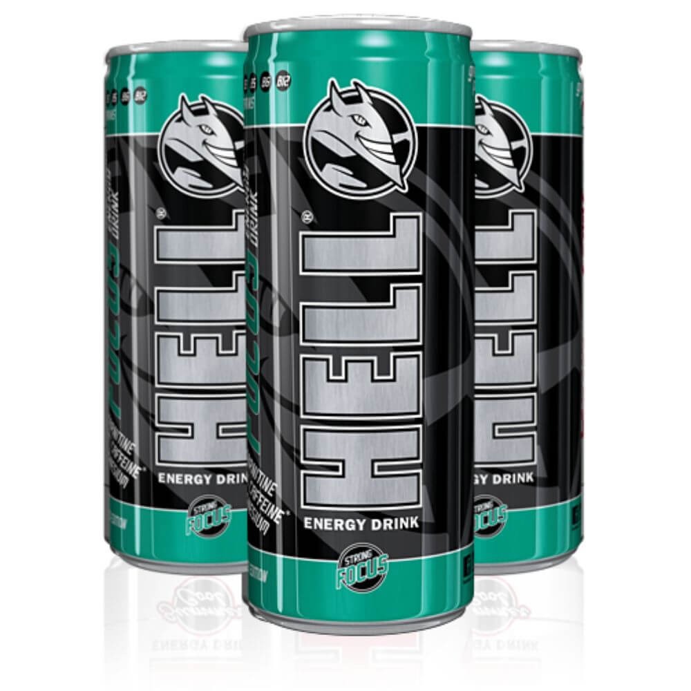 Bax 24 Energizante Hell Energy Drink Focus Strong, 250 ml, Energizant ...
