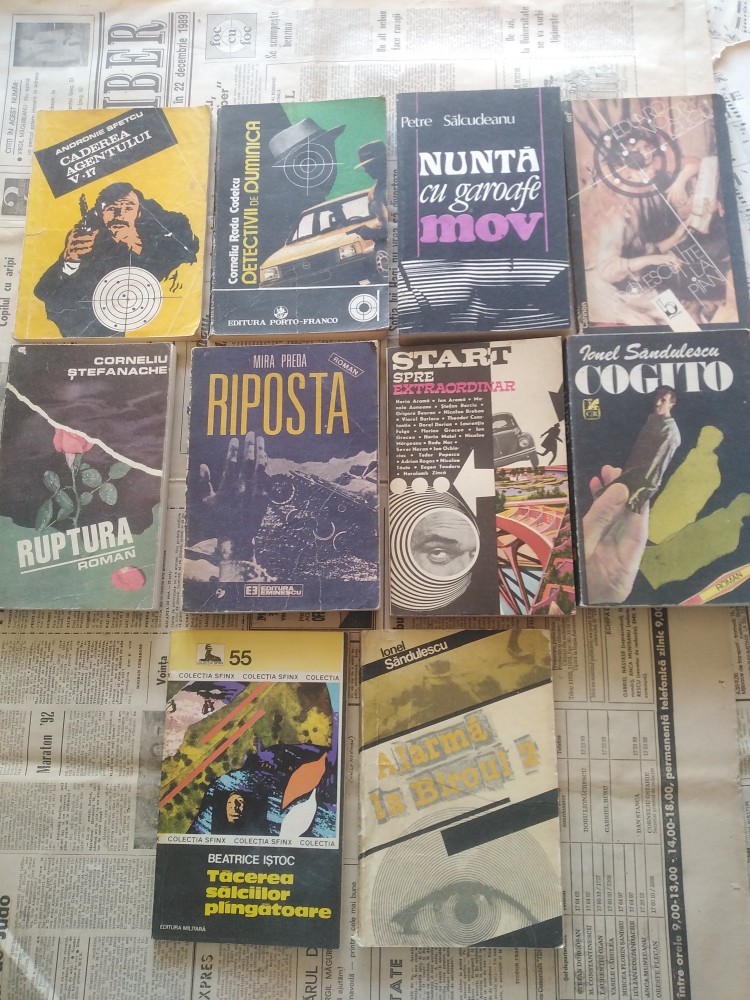 Pachet 10 ROMANE POLITISTE ROMANESTI - autori romani - clasici ai ...