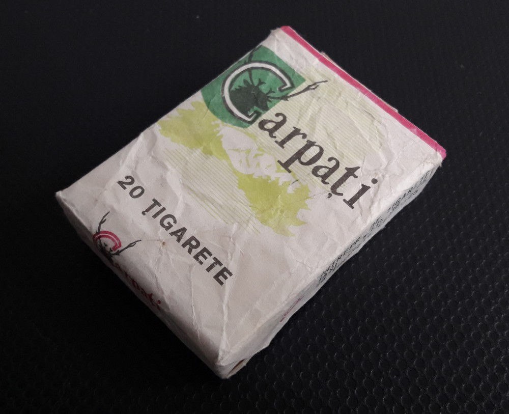 pachet vechi de tigari Carpati (nu contine tigari) | arhiva Okazii.ro