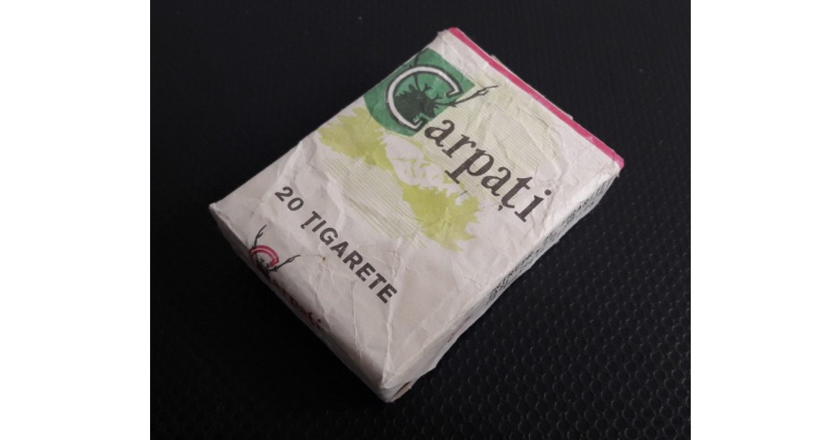 pachet vechi de tigari Carpati (nu contine tigari) | arhiva Okazii.ro