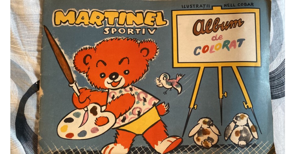 MARTINEL SPORTIV-ALBUM de COLORAT/PLANSE COMPLET NECOLORATE !/DESENE ...