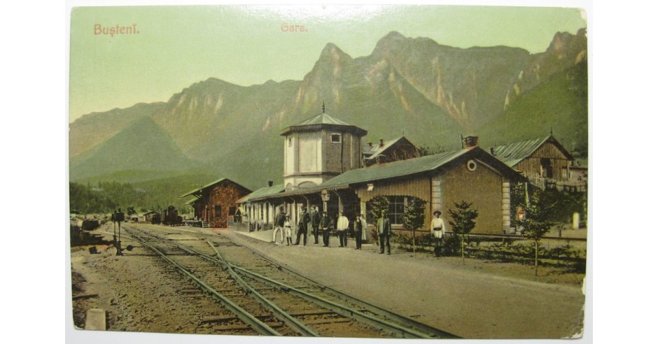 Busteni - Gara U.P.U., circulata 1909 | arhiva Okazii.ro