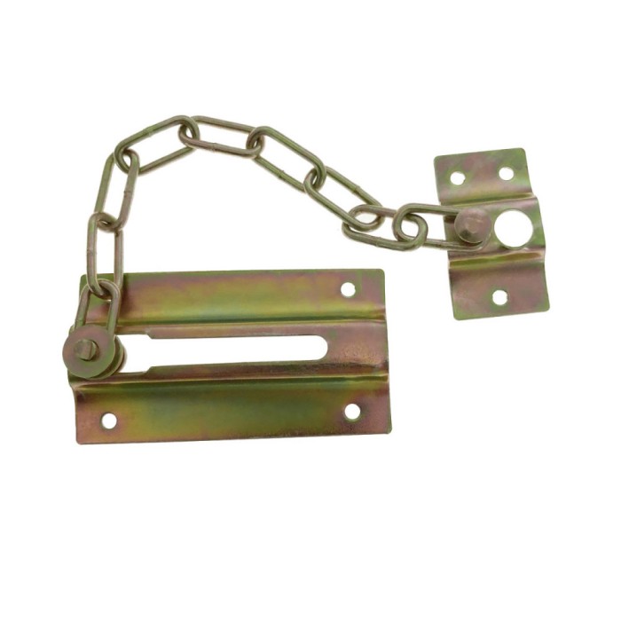 Lant de siguranta pentru usa de intrare, blocare si intredeschidere ...