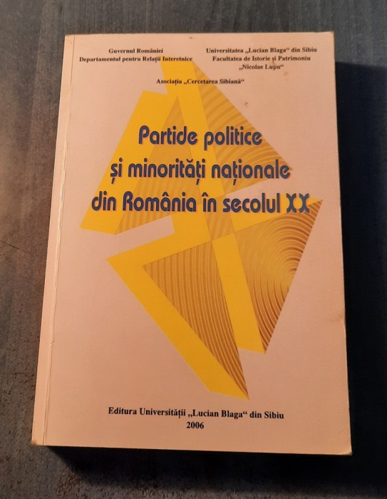 Partide politice si minoritati nationale din Romania sec. 20 Vasile ...