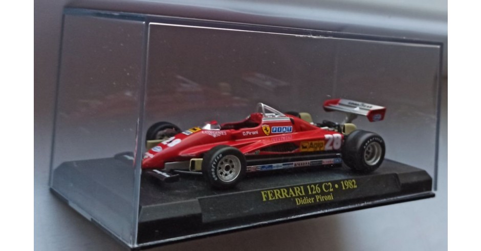 Macheta Ferrari 126 C2 Didier Pironi Formula 1 1982 - IXO/Altaya 1/43 F1, 1:43 | Okazii.ro
