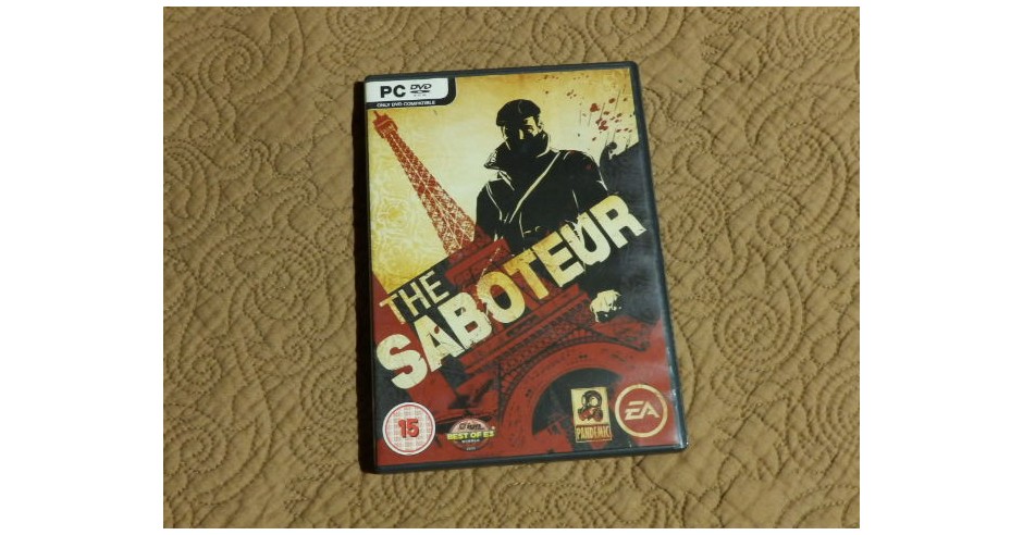 Joc PC DVD original "The Saboteur" (Sabotorul)/razboi/WW2/joc nou ...