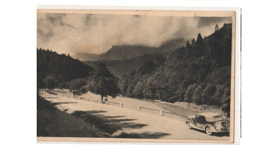 CPIB 18247 CARTE POSTALA - VALEA TIMISULUI 1950, RPR, SOTIL, AUTOTURISM ...